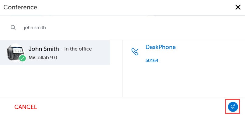 Initiating a conference call